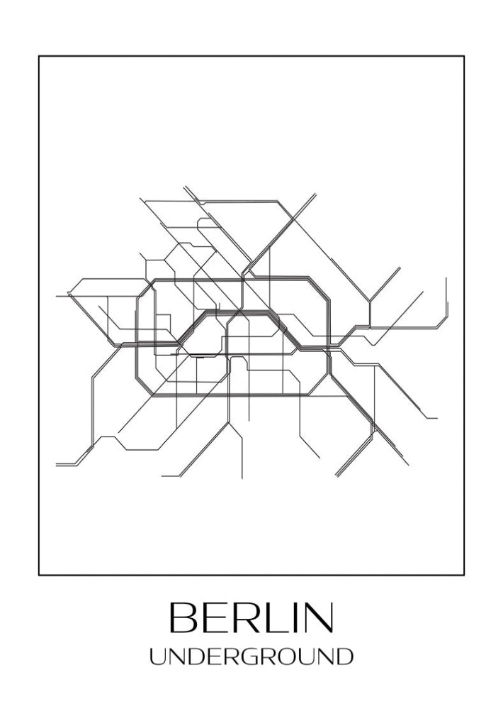 Berlin Underground Map – MinimalType
