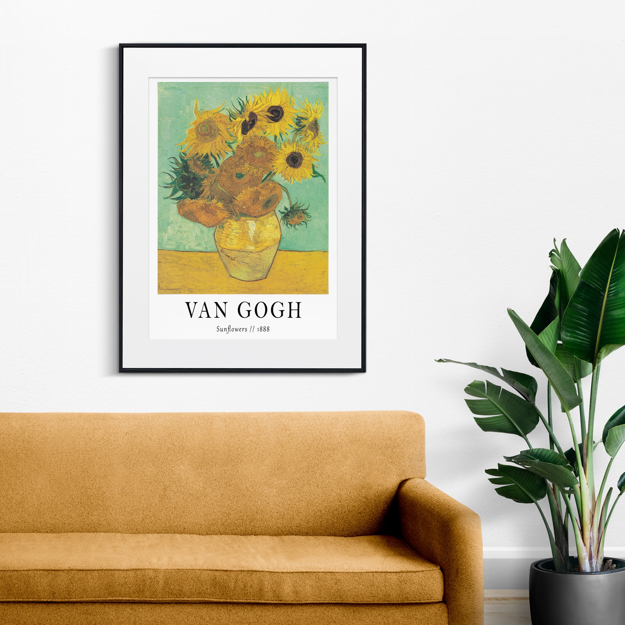 Vincent Van Gogh's 'Sunflowers' Exhibition Poster – MinimalType
